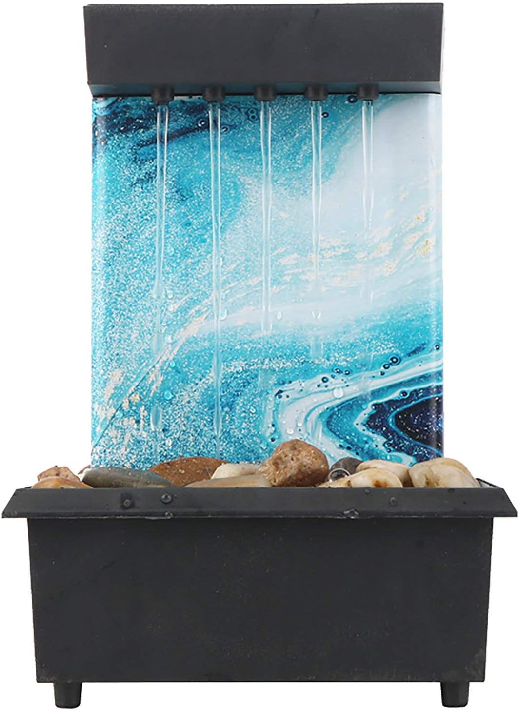 Amazon.com: GDDFZ Desktop Waterfall Fountain Decor, Indoor Water ...