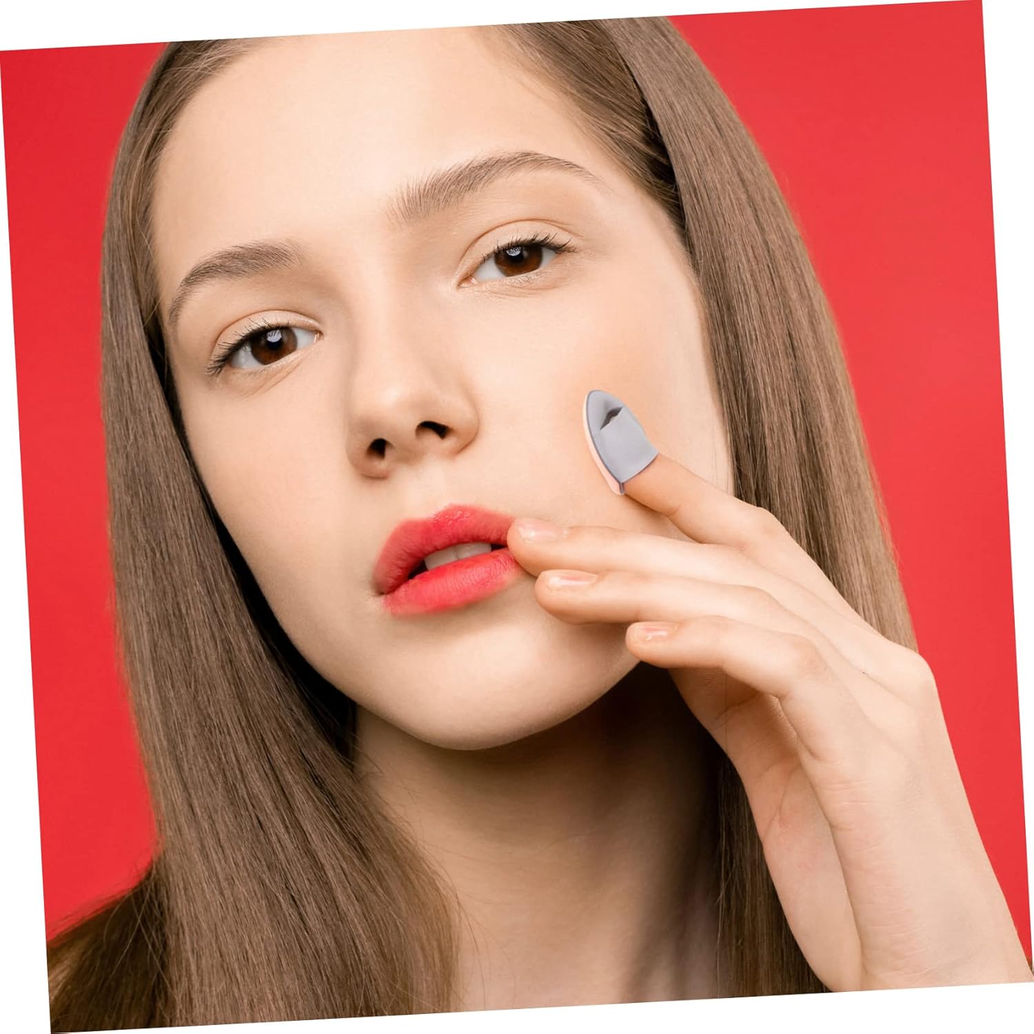 Mipcase 24 Pcs Mini Puff Finger Size Powder Puff Makeup Powder Puff ...