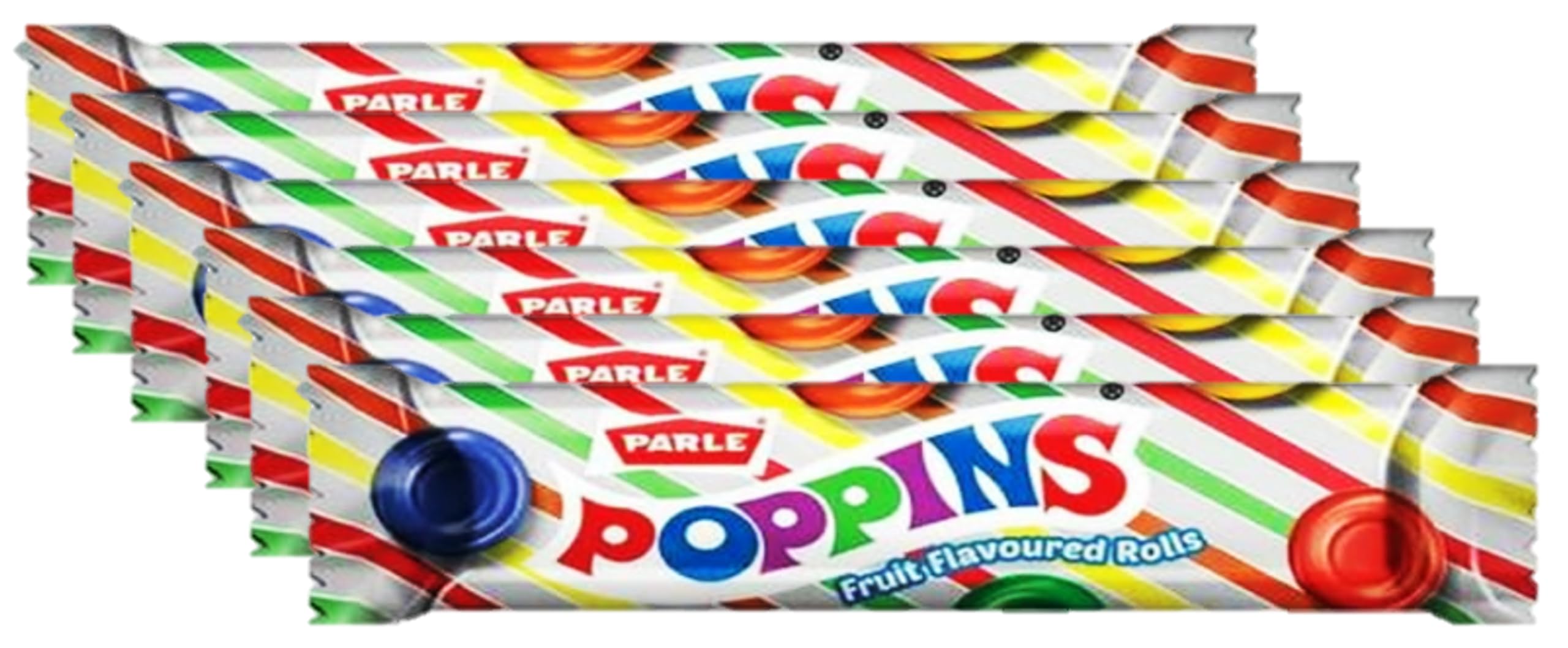 Parle Poppins Fruit Flavoured Candies, 25g Dev (Pack of 6) : Amazon.in ...