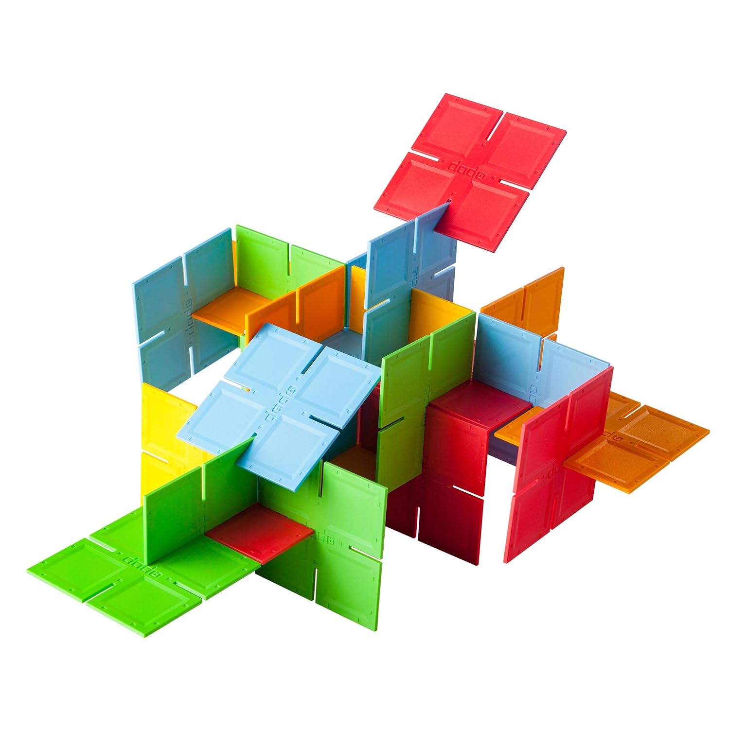 Fat Brain Toys Plastic Dado Squares, Multi Color : Amazon.in: Toys & Games