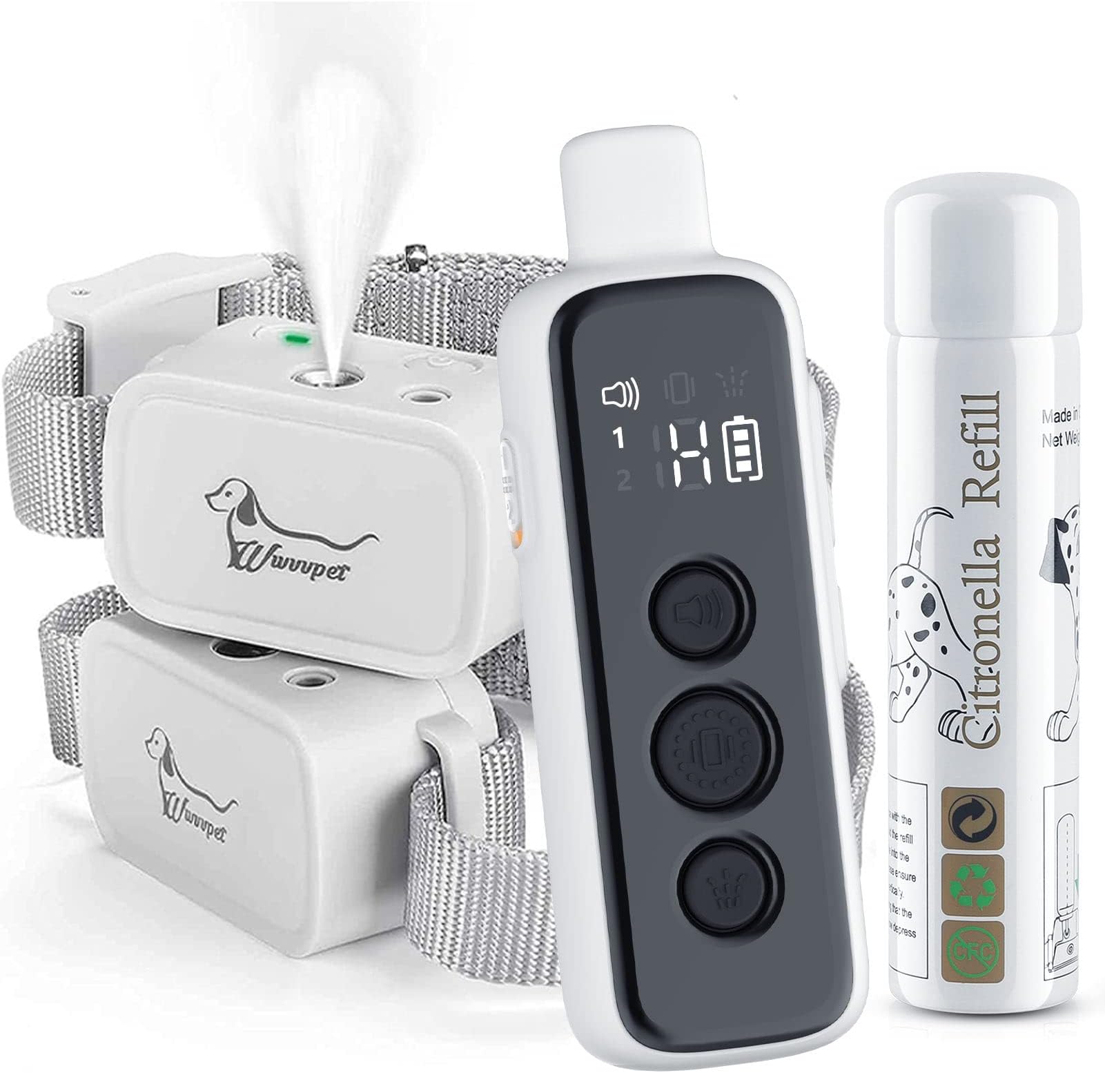 Amazon.com: WWVVPET Citronella Dog Training Collar with Remote, 3 Modes ...