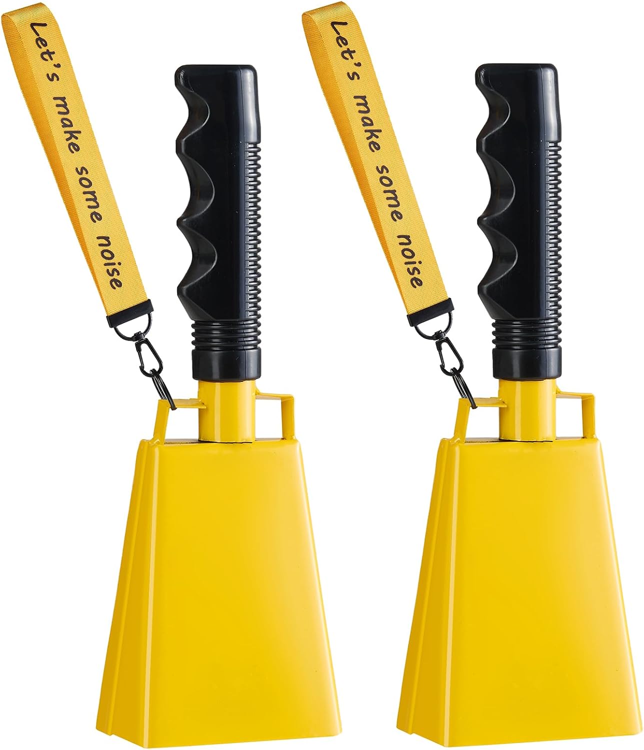 Amazon.com: Cow Bells with Wrist Strap - Cowbell with Handle 2pcs ...