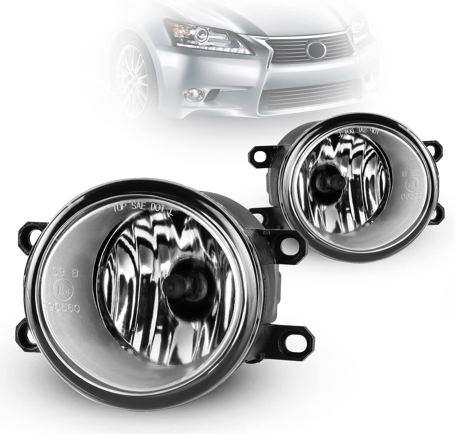 Amazon.com: HECASA Fog Light Lamp Pair Compatible With 2006-2013 Toyota ...