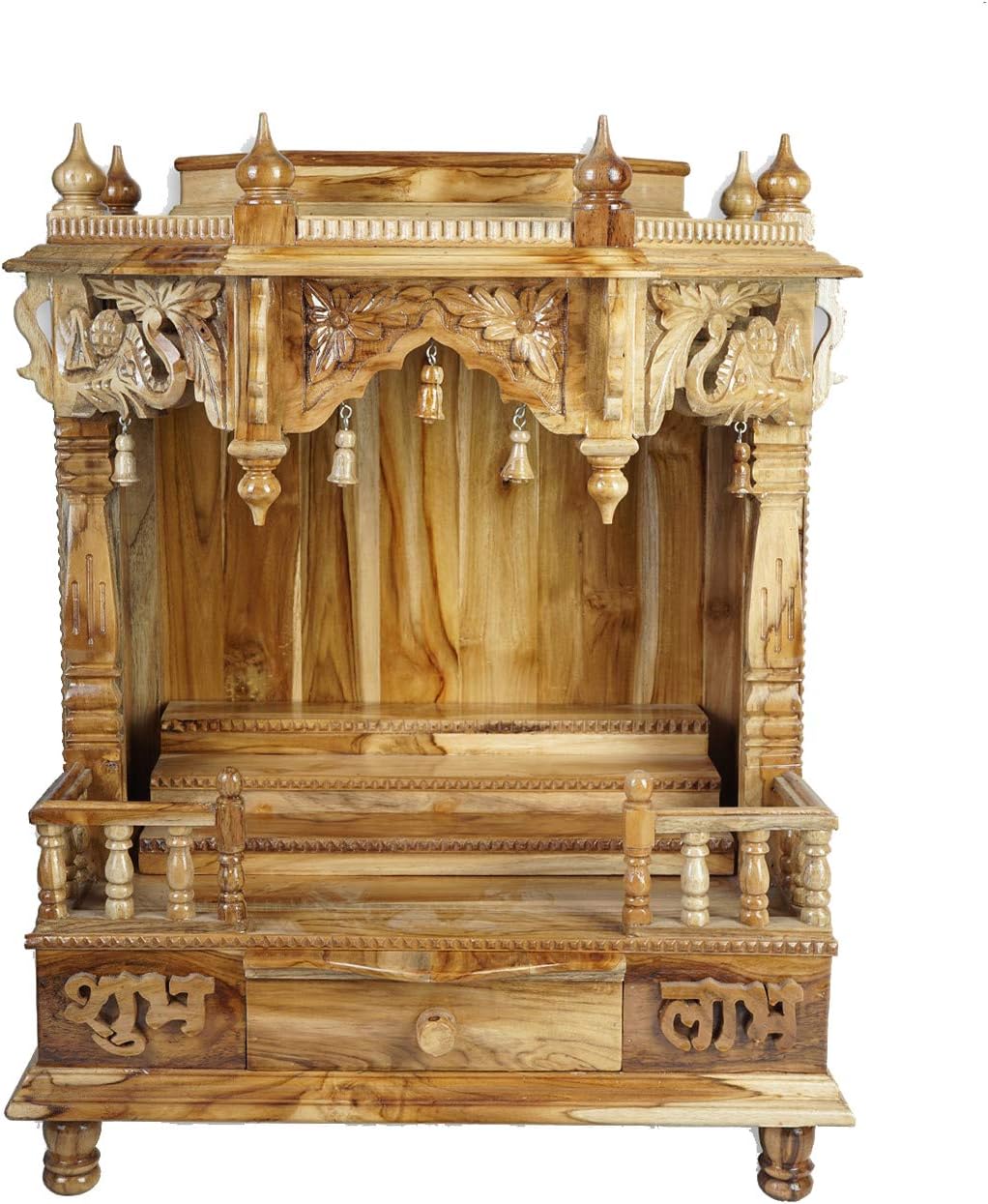 Mandir Wooden Temple Pooja Temple/Pooja Mandir/Mandapam/Home Temple ...
