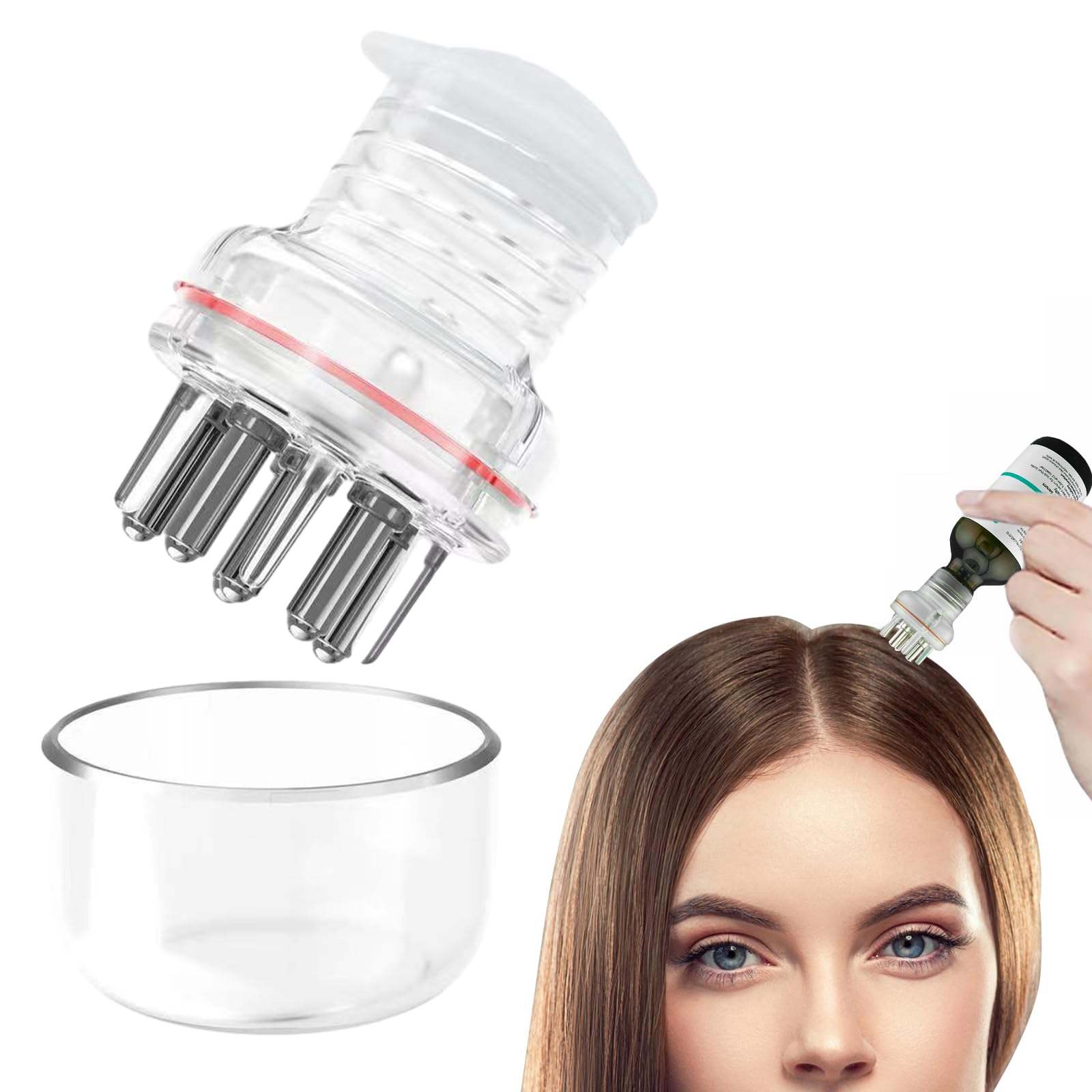 Amazon.com: Scalp Massager Hair Oiling Applicator - Oil Applicator for ...