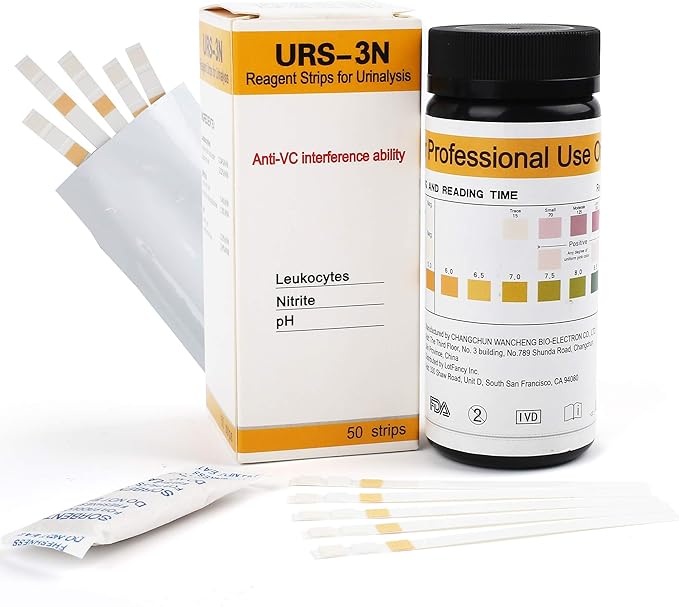 Amazon Urine Test Strips 50ct UTI Test Strips For Women 3 in 1 Urinary Tract Infection amazon-urine-test-strips-50ct-uti-test-strips-for-women-3-in-1-urinary-tract-infection
