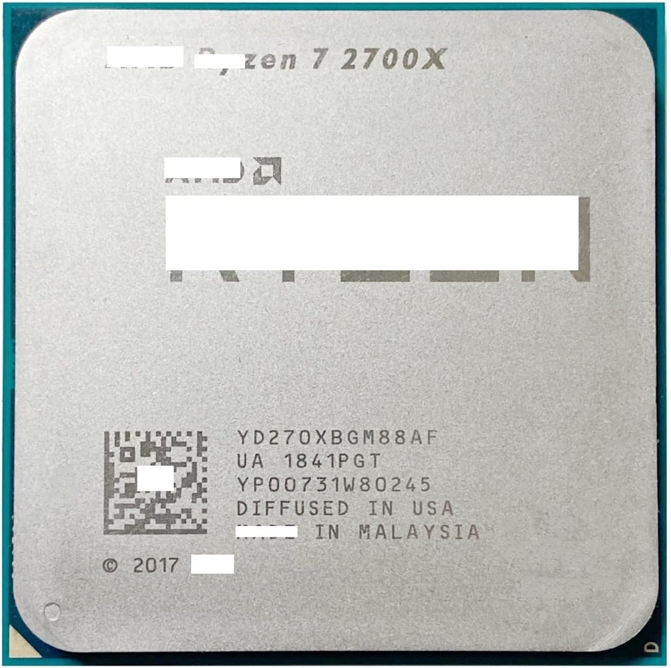 CPU 2700X R7 2700X 3.7 GHz Eight-Core Sixteen-Thread 16M 105W CPU Processor YD270XBGM88AF Socket ...