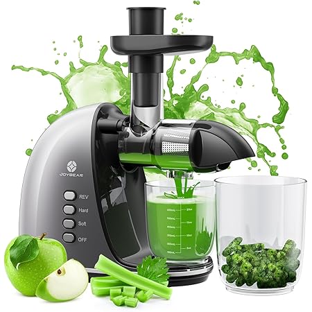 Amazon.com: JoyBear Cold Press Juicer Machine: Easy to Clean Slow ...