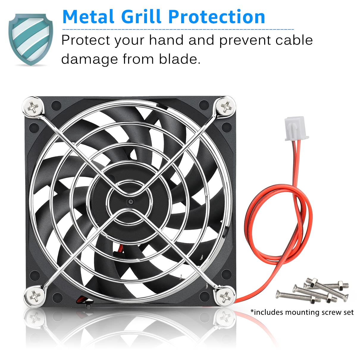 Snapklik.com : Dual Ball Bearings 80mm Fan 80mm X 10mm 5V DC Brushless ...