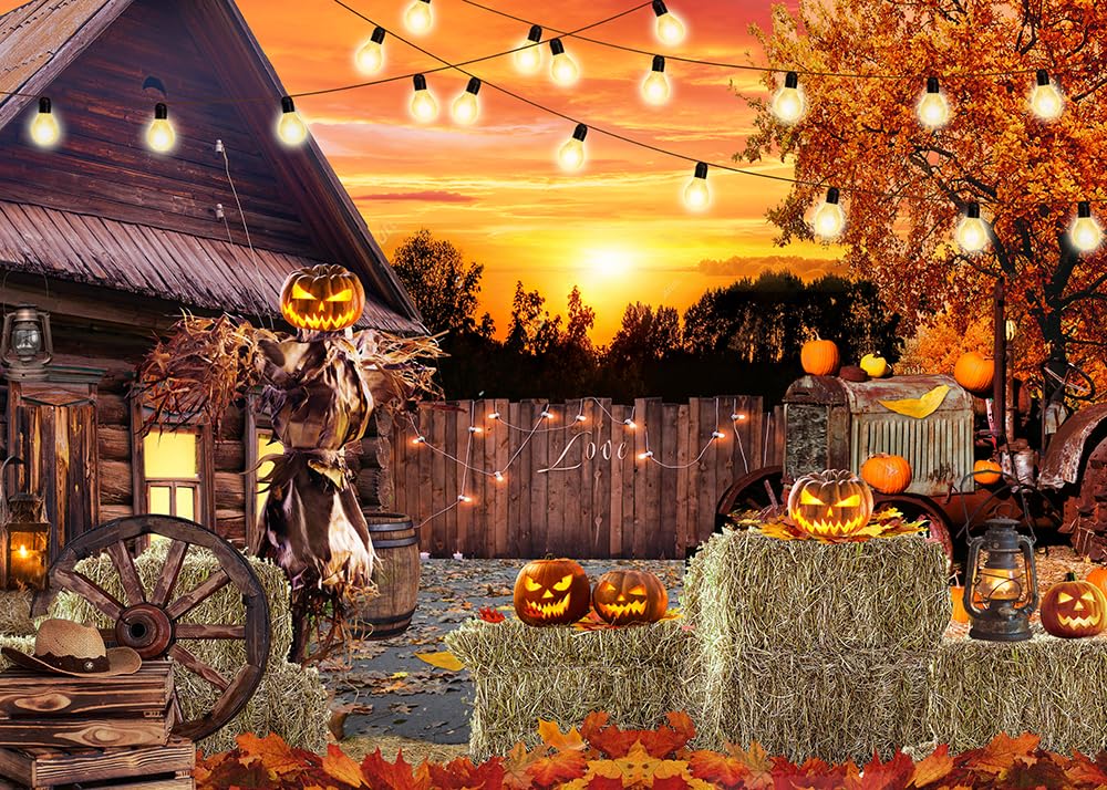 Amazon.com : CHAIYA 7x5ft Halloween Photography Backdrop Hallowmas Eve ...