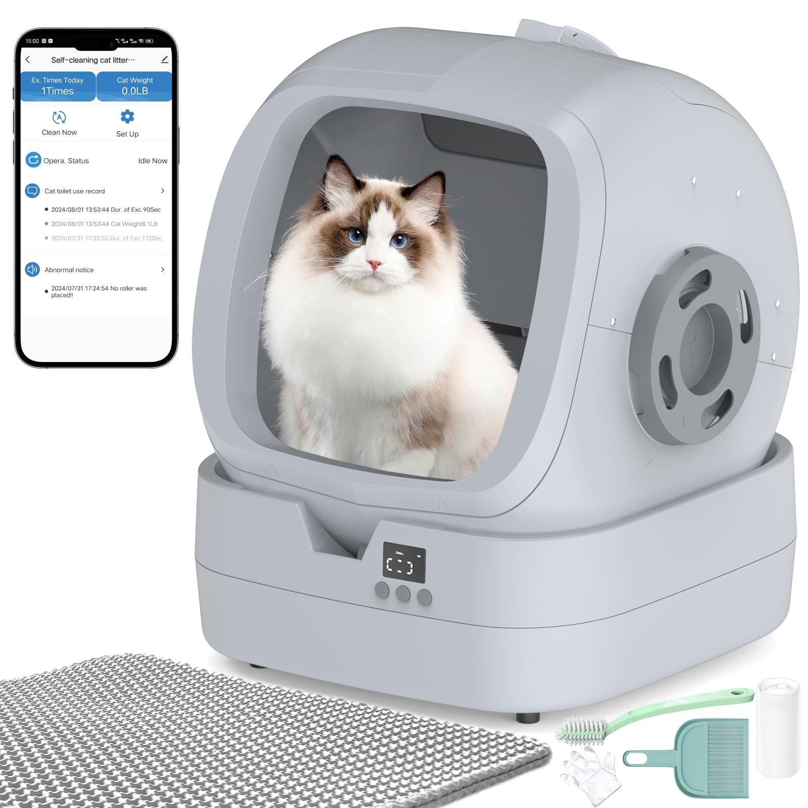 Caja de Arena Automática para... - B0DZSY869Z | Encarguelo.com