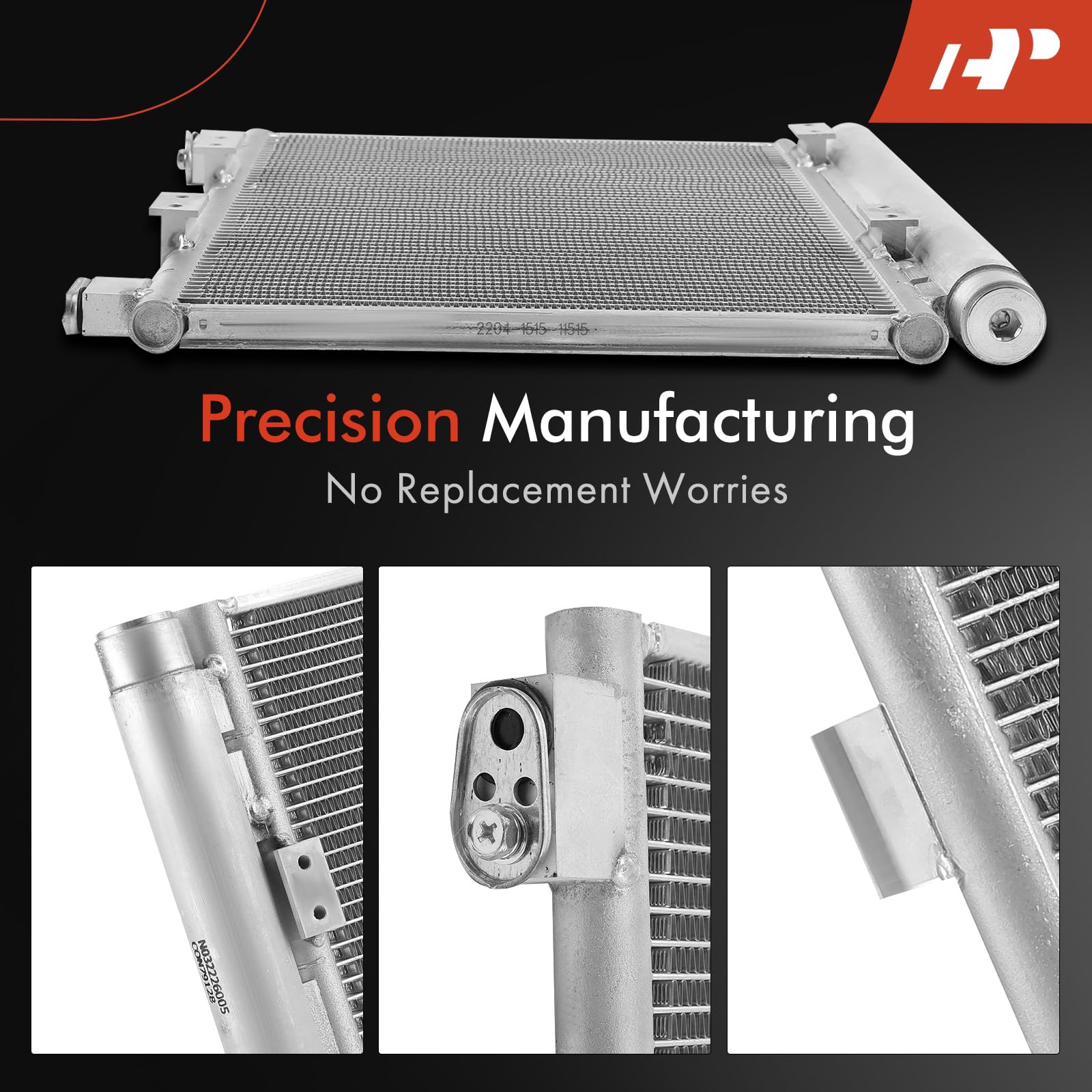 A-Premium Air Conditioning A/C Condenser Compatible with Chevrolet, GMC ...