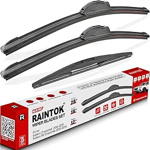 Amazon.com: RAINTOK Windshield Wiper Blades Replacement for 2016 2017 Subaru Crosstrek / 2013 ...