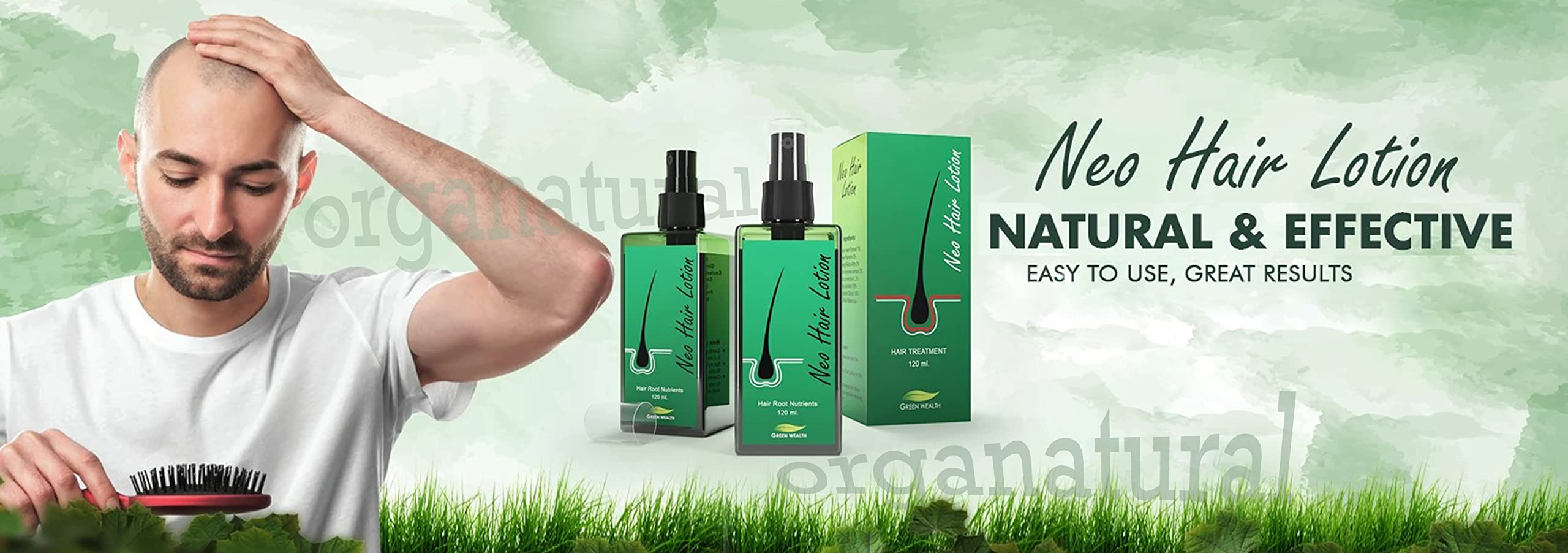 Neo Hair Lotion,100% Herbs Natural Treatment Spray Stop Hair Loss, Hair ...
