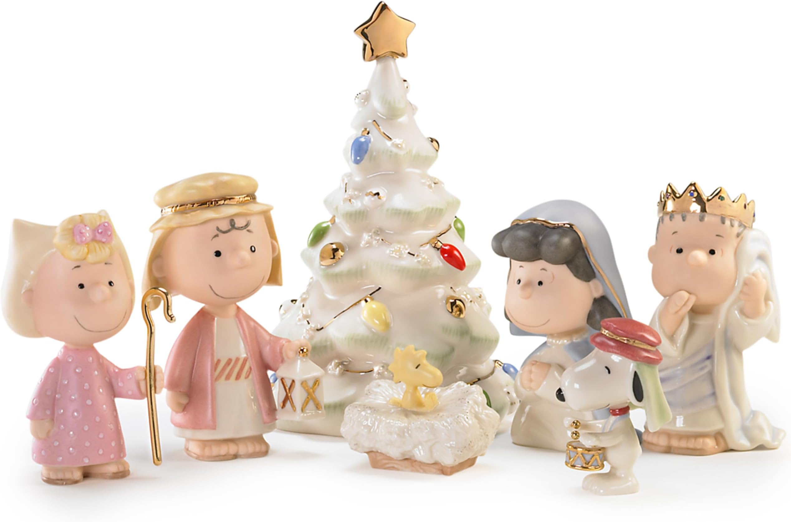 Amazon.com: HALLMARK Glad Tidings Peanuts® Nativity Additional ...