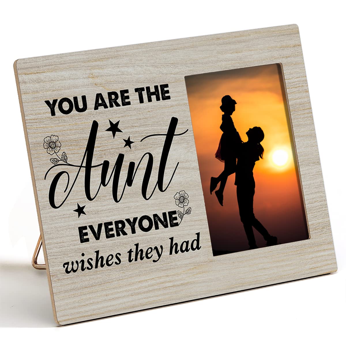 Amazon.com - Aunt Wood Picture Frame Rustic Best Aunt Wooden Photo ...