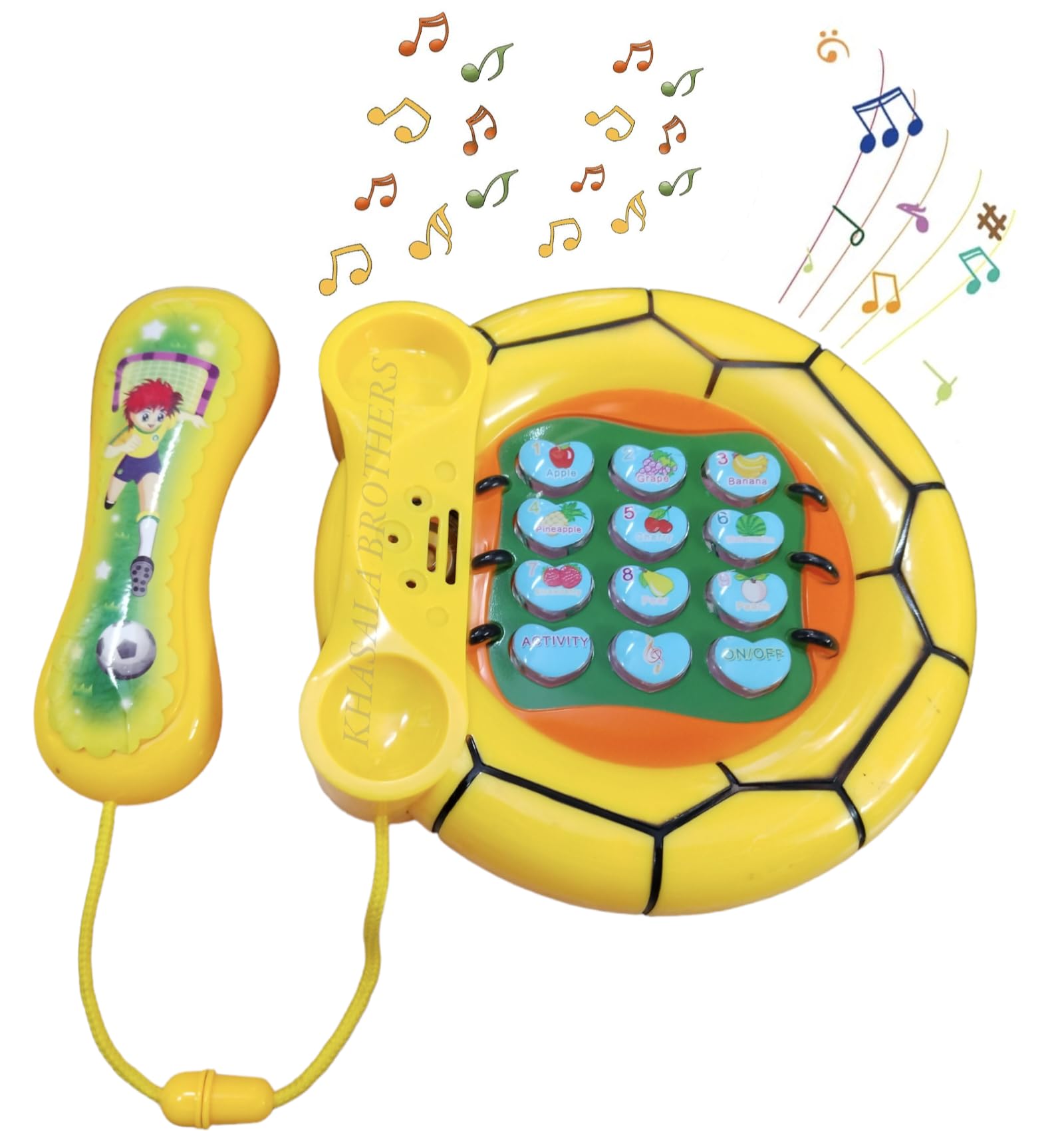 Buy Khasala Brothers® Musical Telephone Toy for Kids, Educational ...