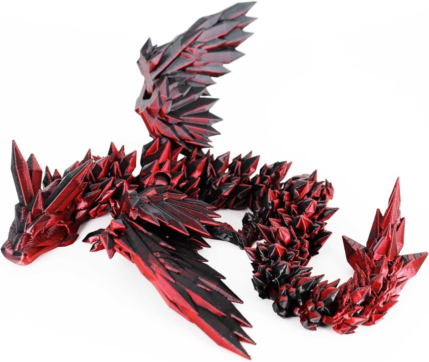 Amazon.com: ACOCOFE 3D Printed Dragon with Wings, 18 inch Flying ...