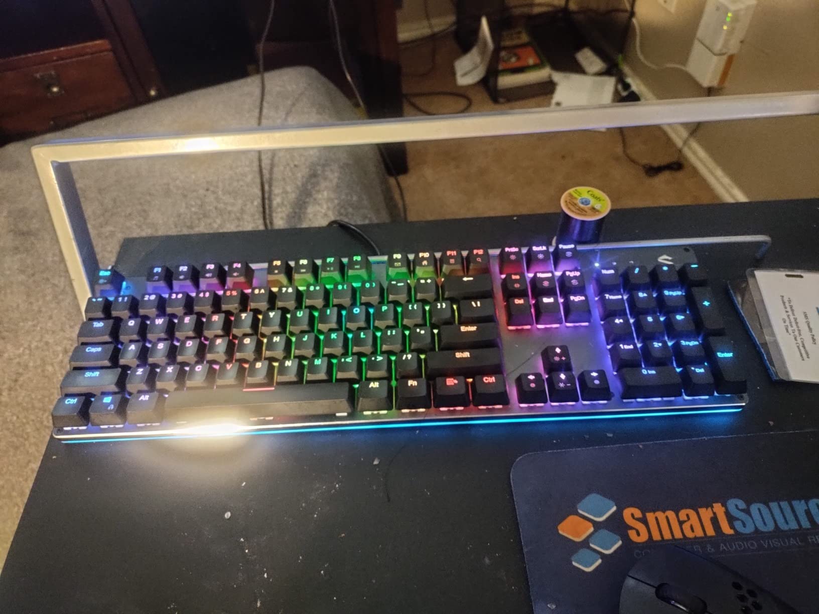 $9/mo - Finance Black Shark RGB Mechanical Gaming Keyboard LED Backlit ...