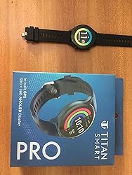 Titan Smart Pro Smartwatch with AMOLED display,GPS,Temperature,Stress ...