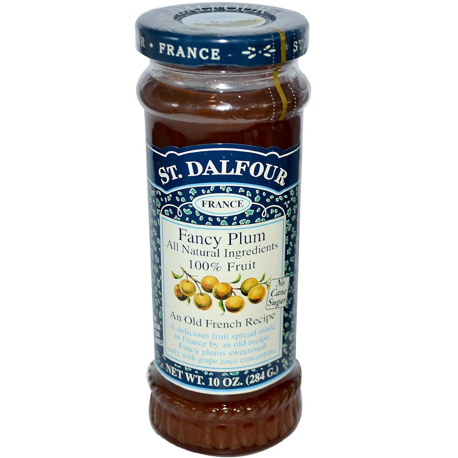 Amazon.com: St. Dalfour, Fancy Plum, Fruit Spread, 10 oz (284 g) St ...