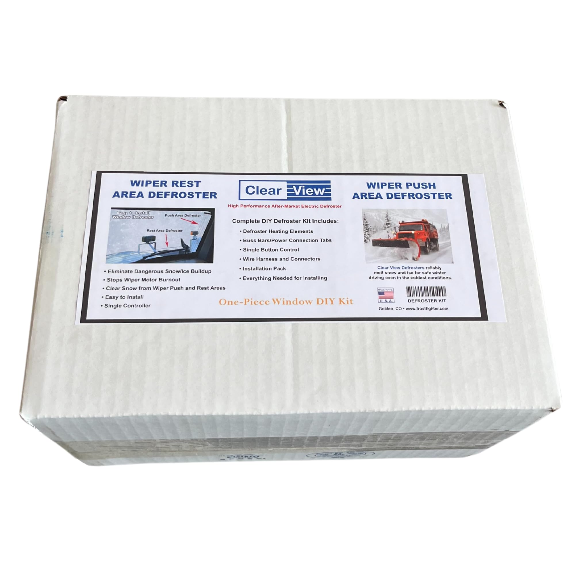 Amazon.com: CLEAR VIEW Defroster Kit for Semi-Trucks: Complete One ...