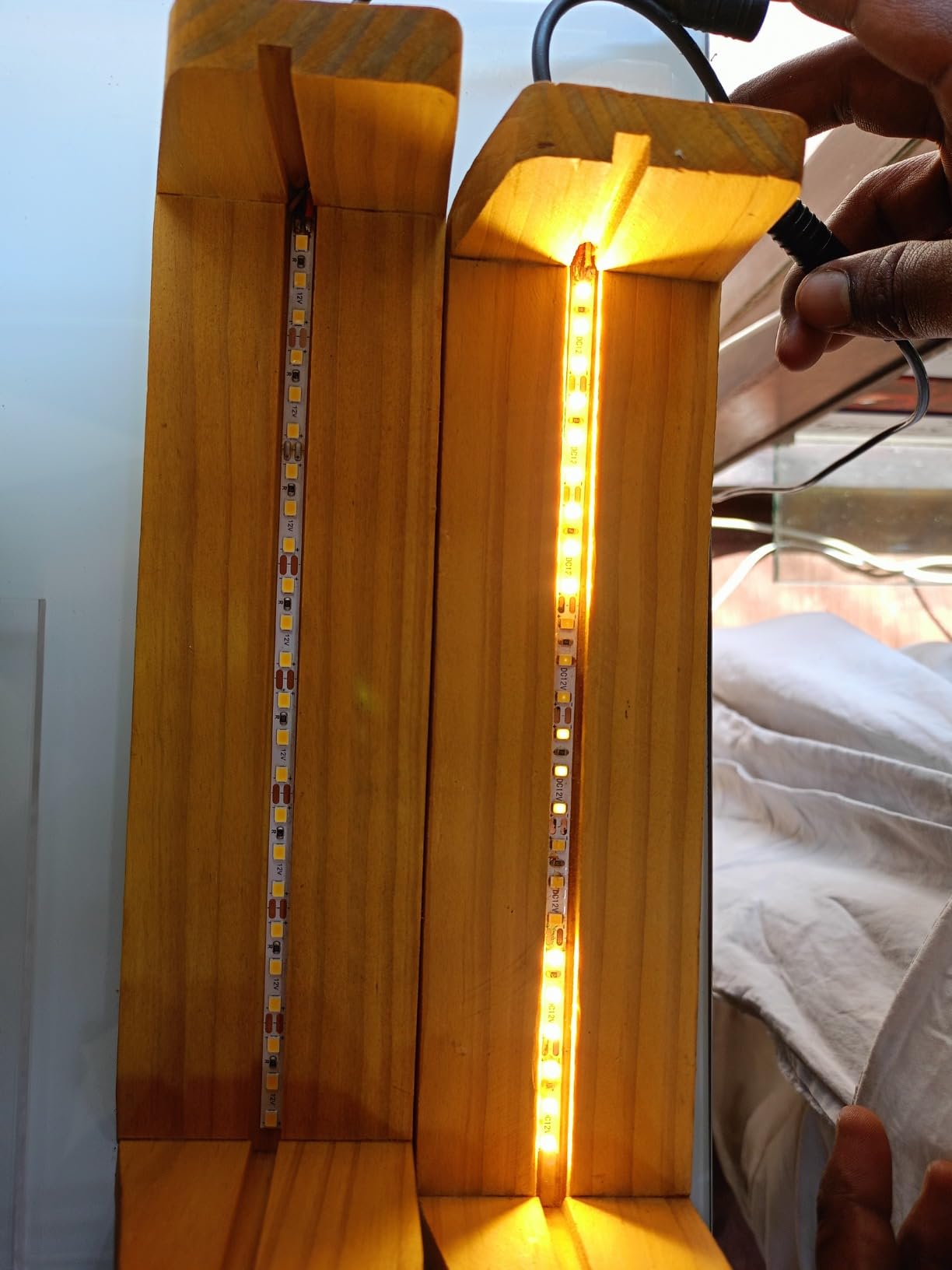 The C A F Personalized Office Desk LED Name Plate - New Job Gift ...