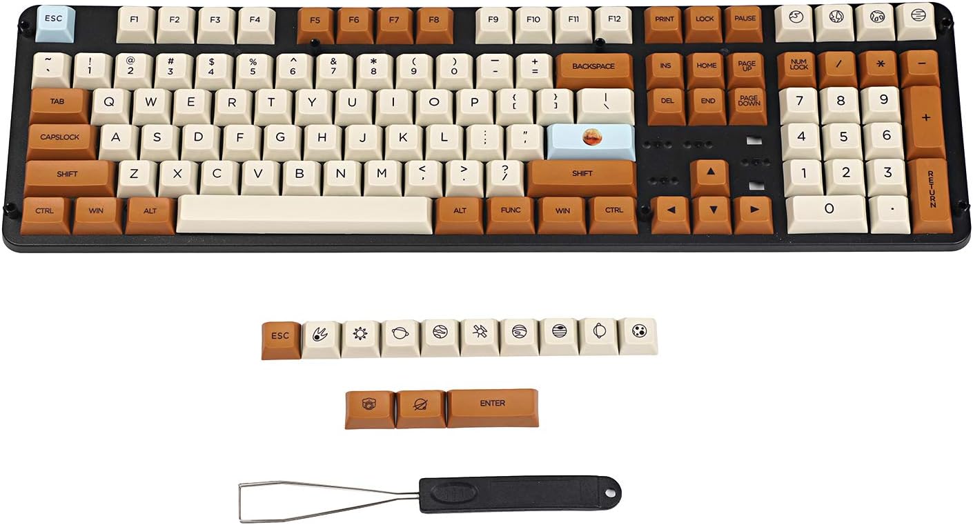 Mars Colony XDA Profile PBT 121 165 Keys Dye Sub Dye Sublimated Keycap ...