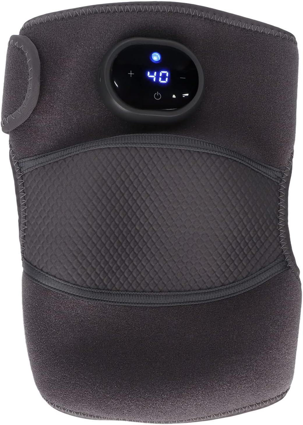 Heated Knee Brace Wrap with Massage, Adjustable Heat and Vibration Knee ...