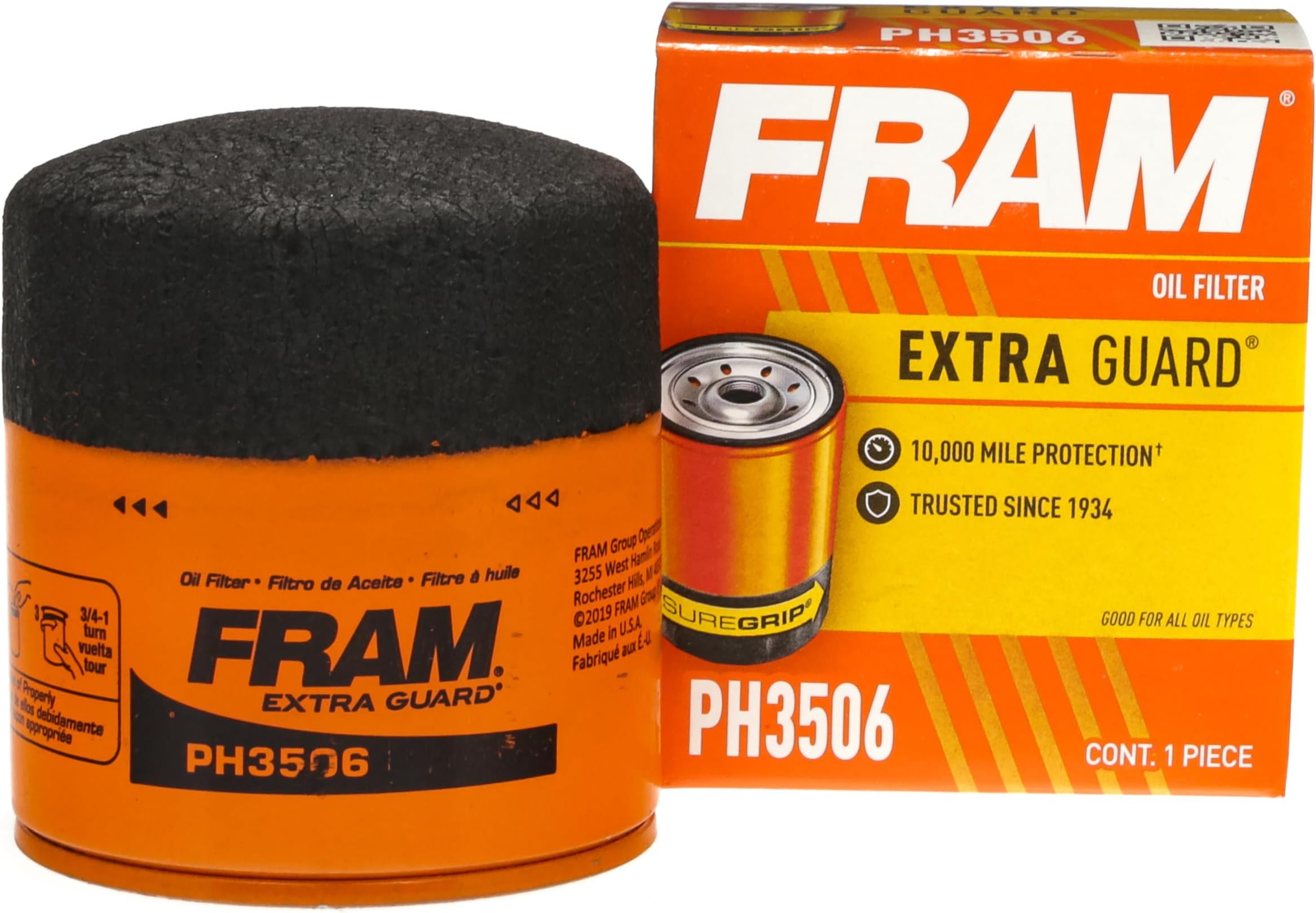 Amazon.com: FRAM Extra Guard PH10575, 10K Mile Change Automotive ...