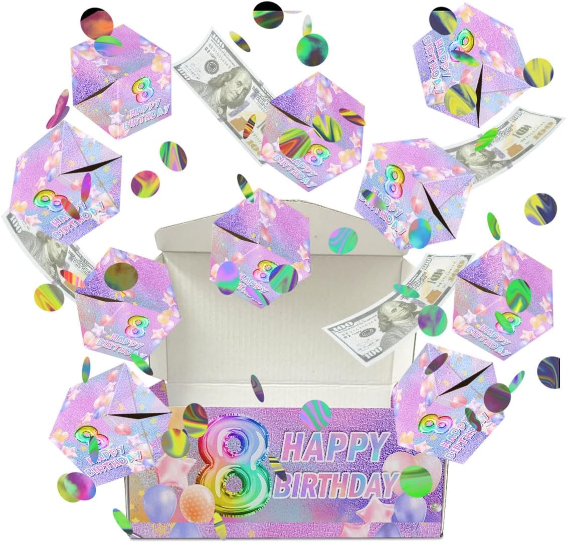Amazon.com : Hatzelou Surprise Gift Box Explosion, Birthday Money Gift ...