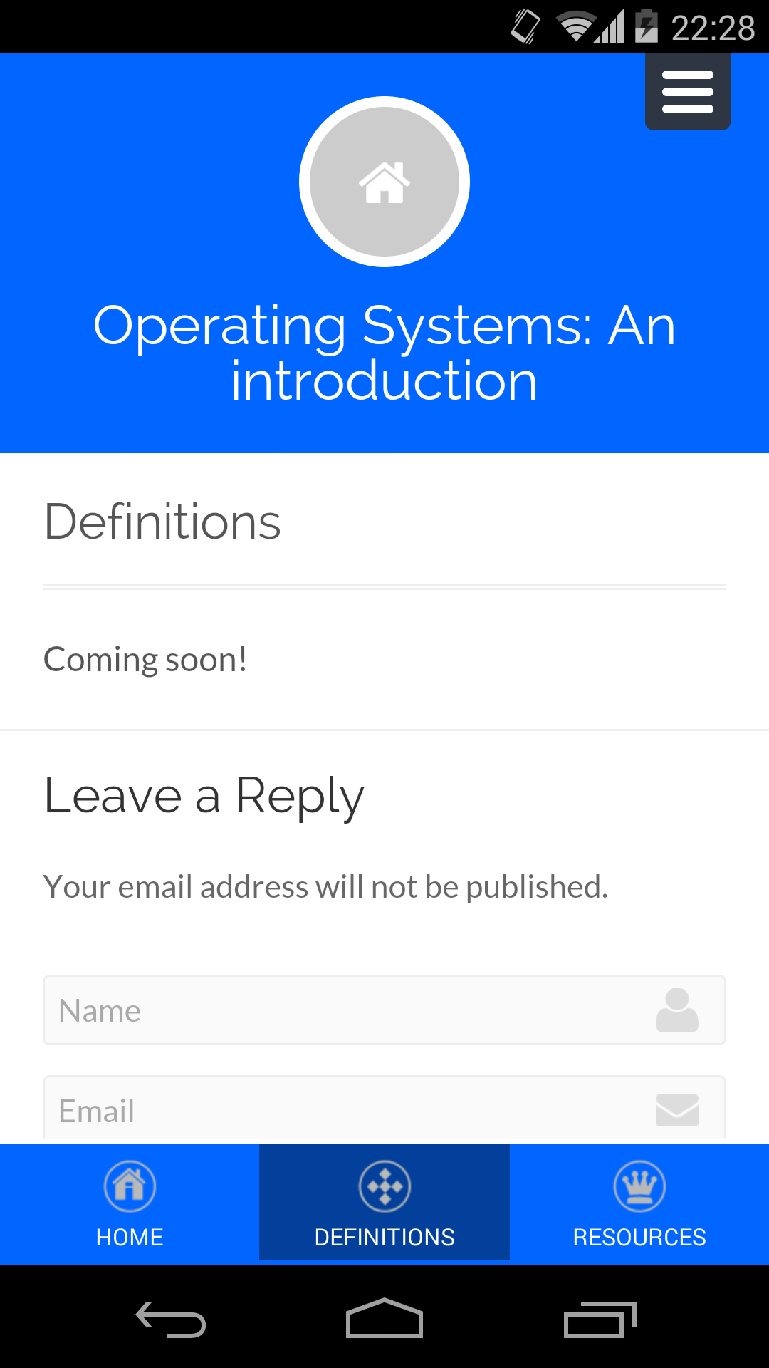 An intro to Operating Systems - App on Amazon Appstore