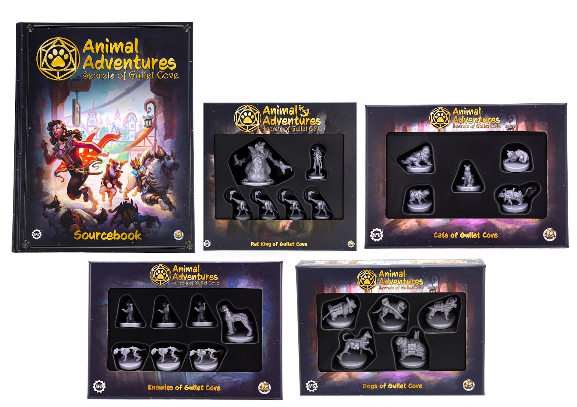 Snapklik.com : STEAMFORGED Animal Adventures RPG Bundle: Gullet Cove Dogs