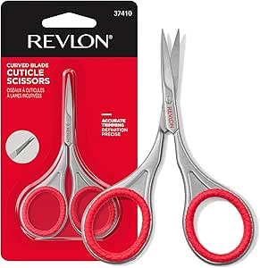 Amazon.com : Revlon Nail Scissors, Curved Blade, Made with Stainless ...