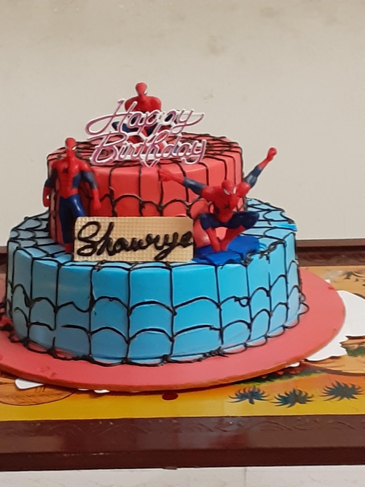 CAKE DECOR Ultimate Spider Man Cake Topper Superhero 7 Figure Set ...