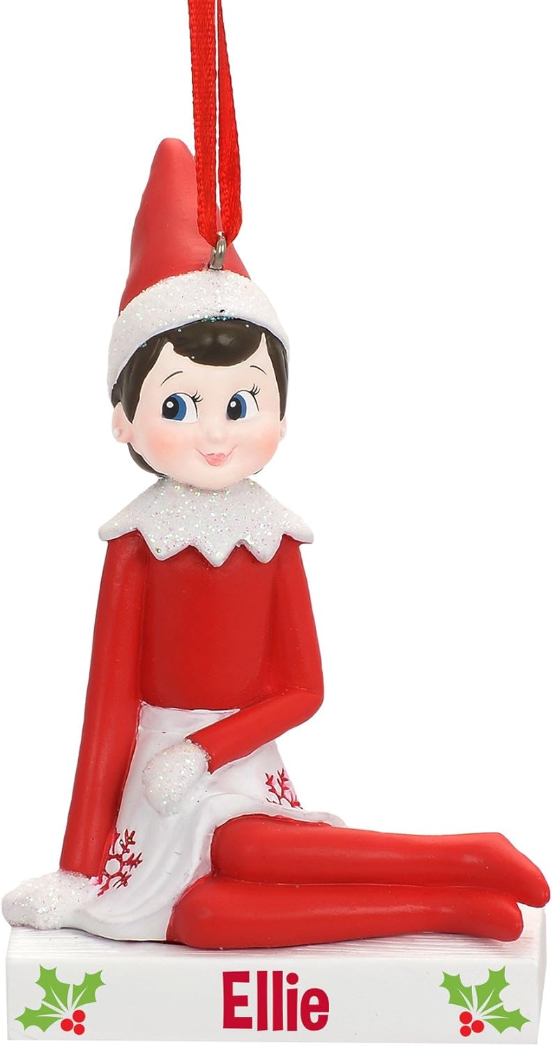 Amazon.com: Department 56 Elf Ellie Ornament : Home & Kitchen