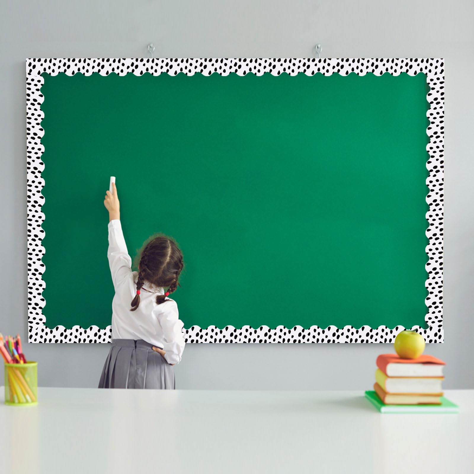 Snapklik.com : AWIZOM 99 Feet Black Painted Dots Bulletin Board Borders ...