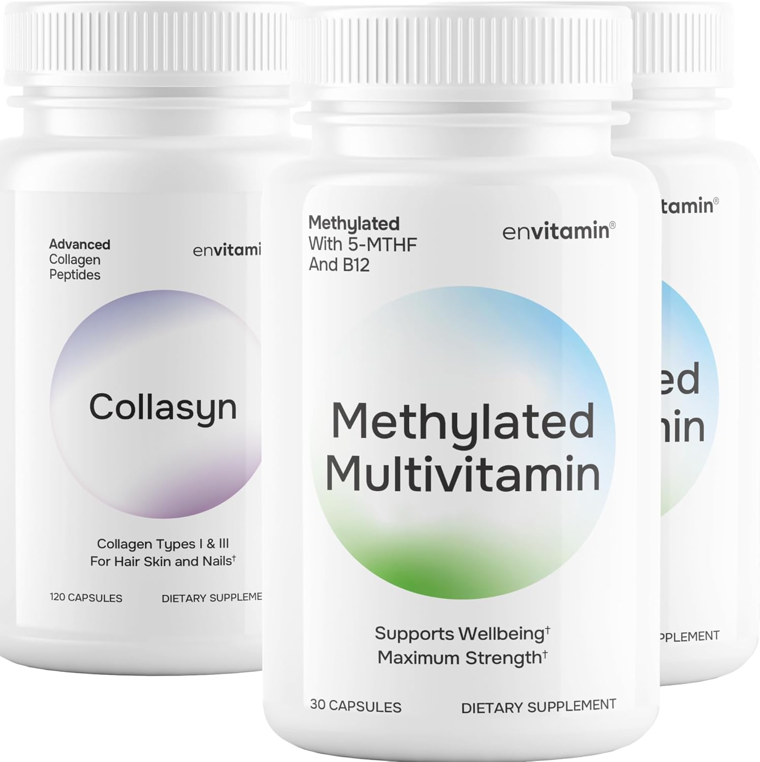 Amazon.com: Collasyn & 2 Pack Methylated Multivitamin Bundle (2 ...