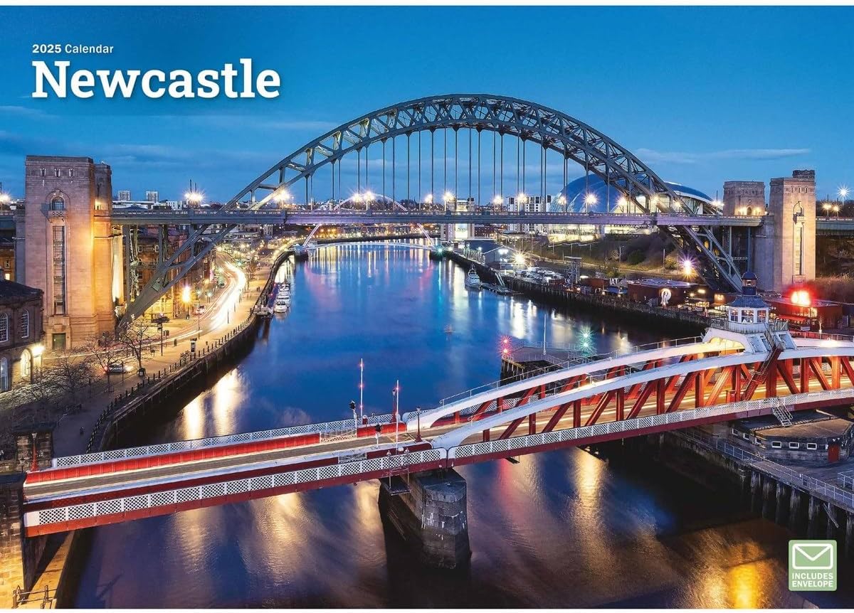 Newcastle A4 Calendar 2025 (PFP) : Amazon.co.uk: Stationery & Office ...