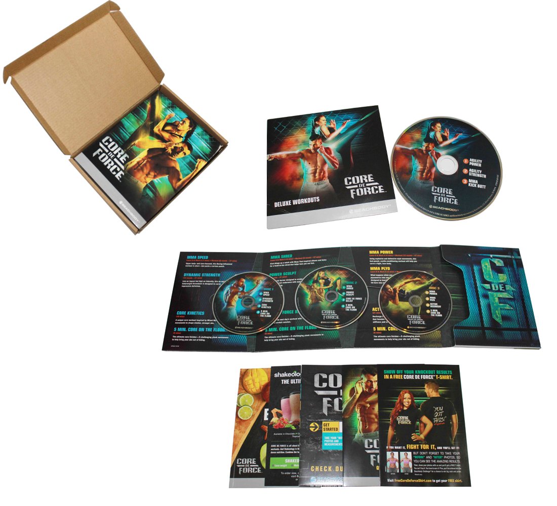 Buy BB CORE DE Force Base Kit DVD Workout Program - MMA Inspired 4 DVD ...