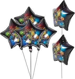 Amazon.co.jp: Lurrose 20pcs Holiday Decorations Foil Mylar Balloons ...