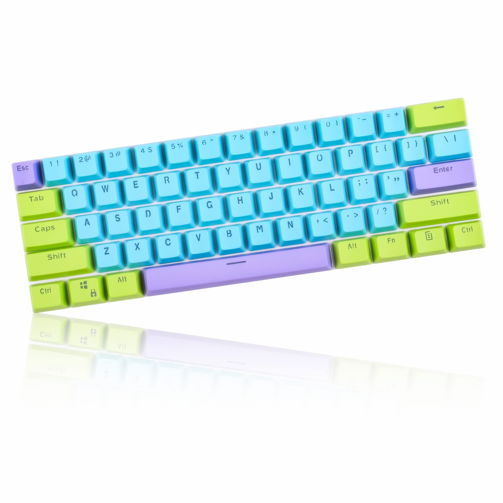Buy CJXSP PBT 61 Keycaps 60 Percent, Gaming Keycaps OEM Profile Backlit ...