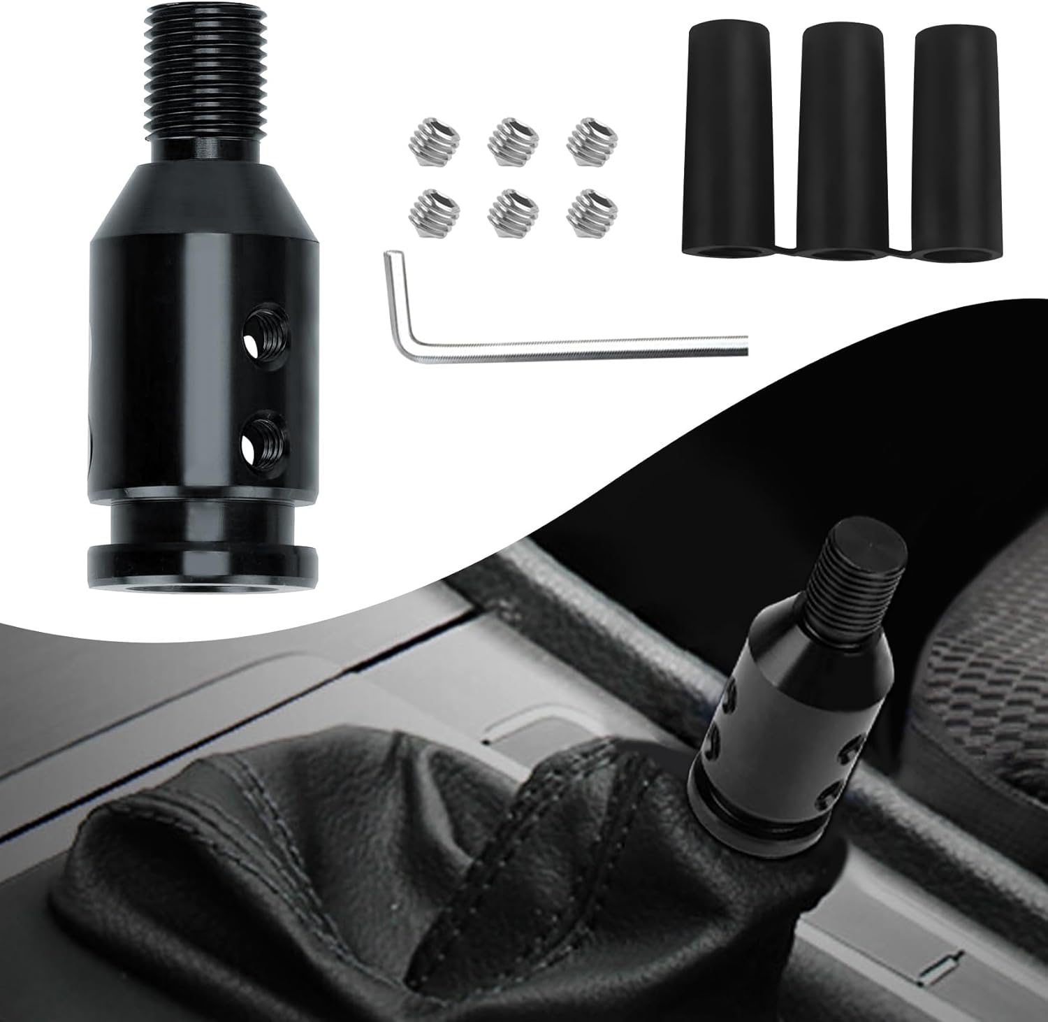 Wedcool Automatic Manual Shifter Knob, Aluminum Shift Knob, Car Shift ...