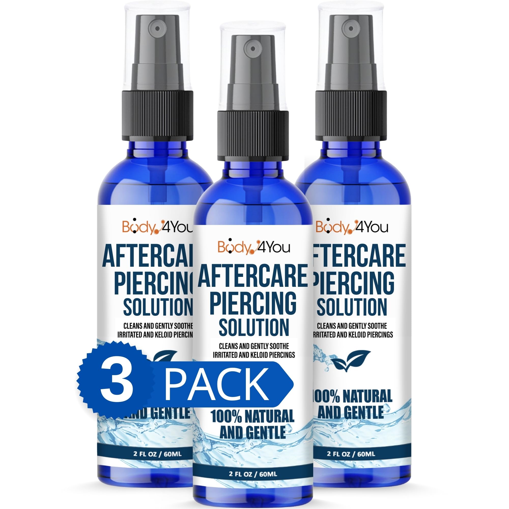 Snapklik.com : Piercing Aftercare Spray - Saline Cleaning Solution Nose ...