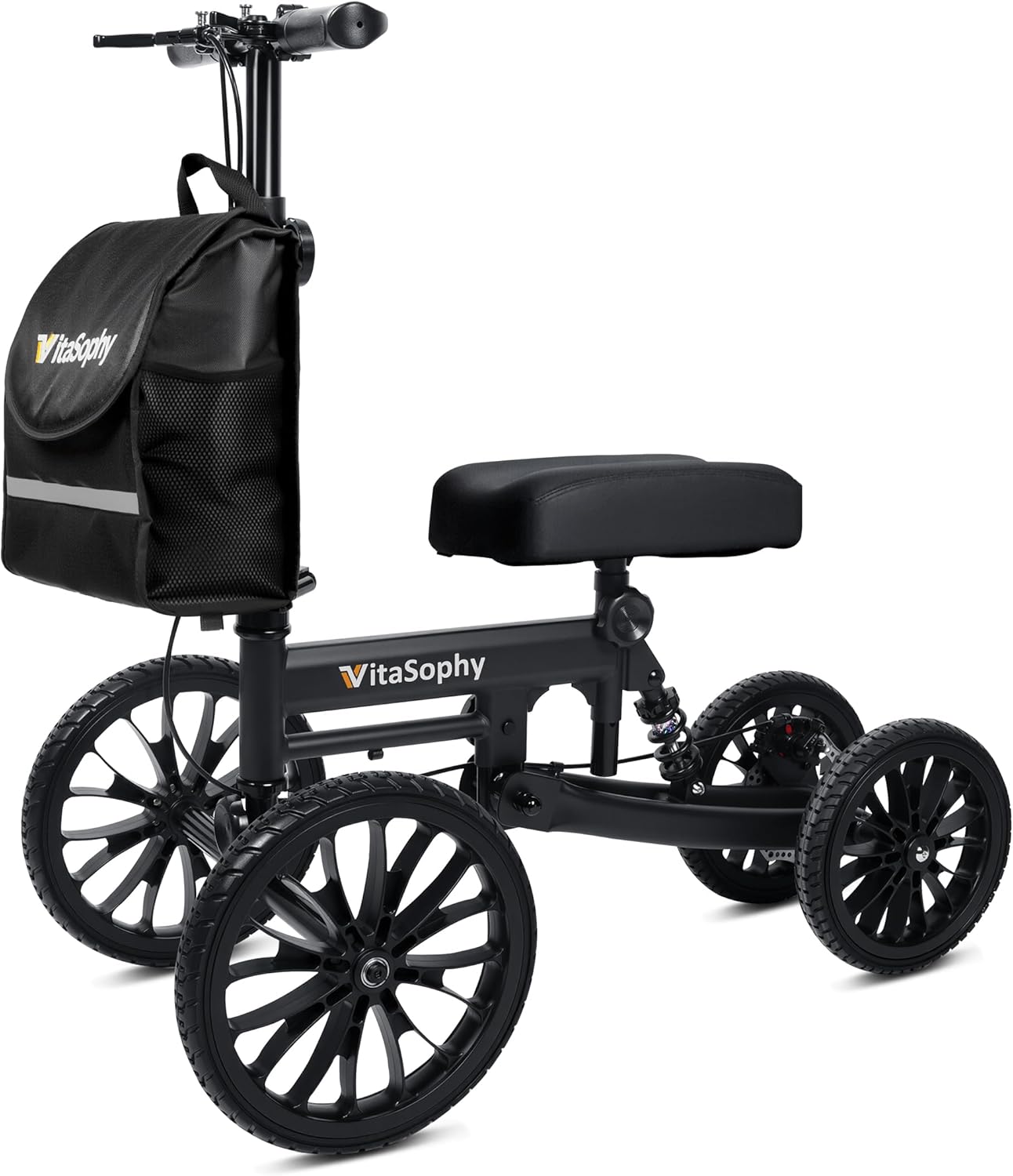 Amazon.com: VitaSophy Knee Scooter with Disc Brake System, Steerable ...