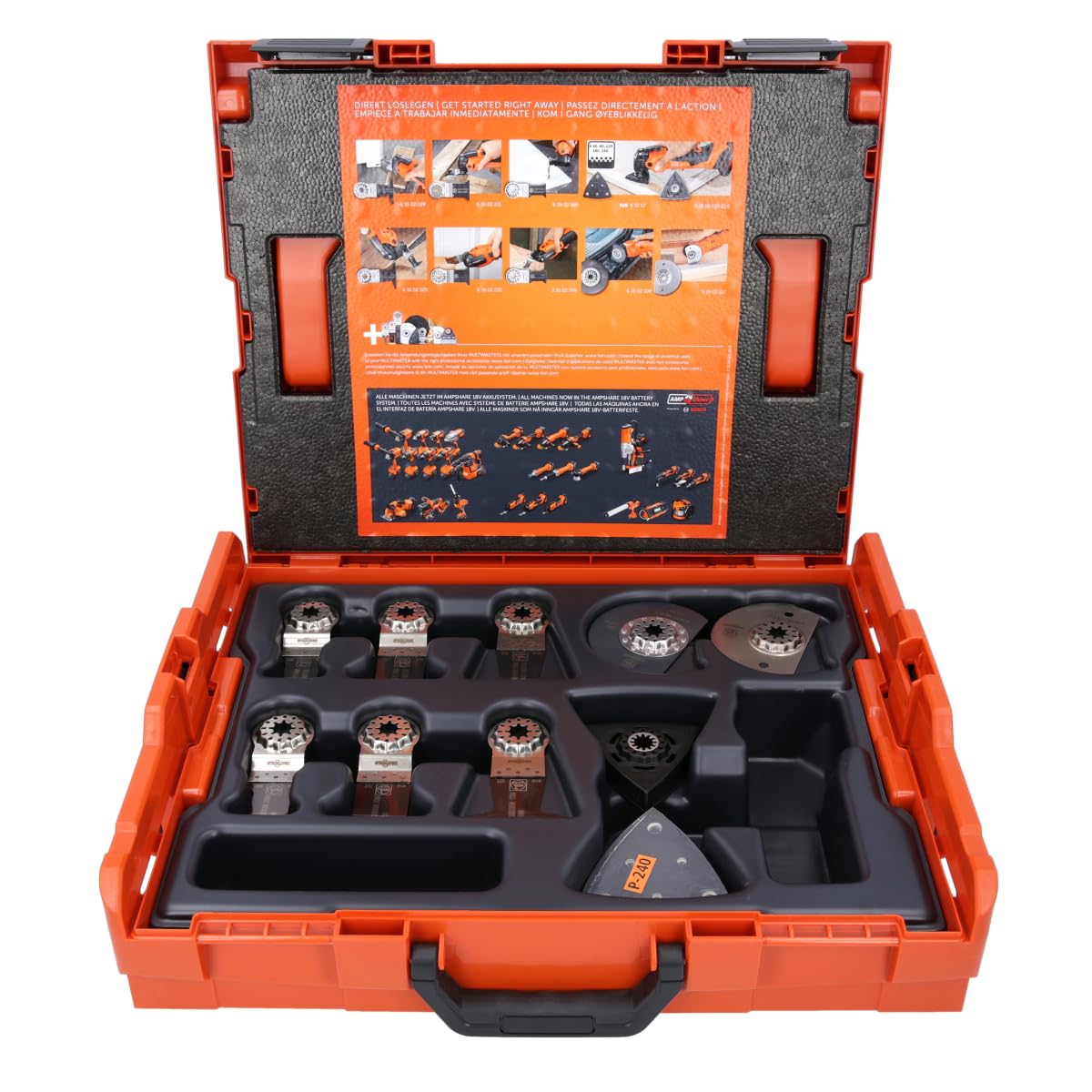 Fein 33903750010 34 Piece Starlock Multi Tool Accessory Set with L-Boxx ...