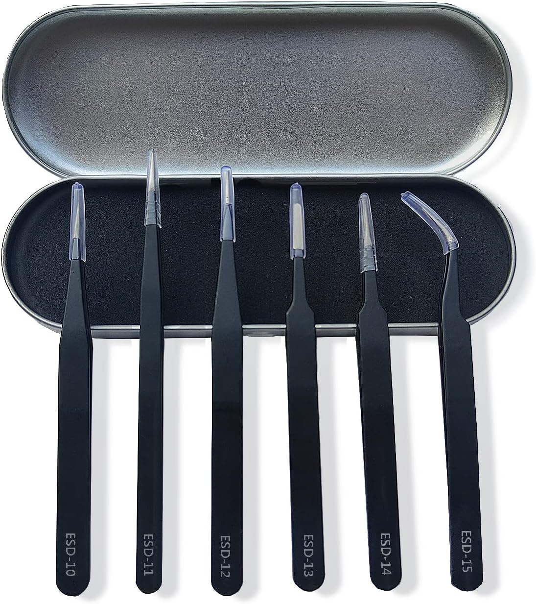 Amazon.com: Miluosong Tweezer Set, 6 Pcs Precision Tweezers for ...