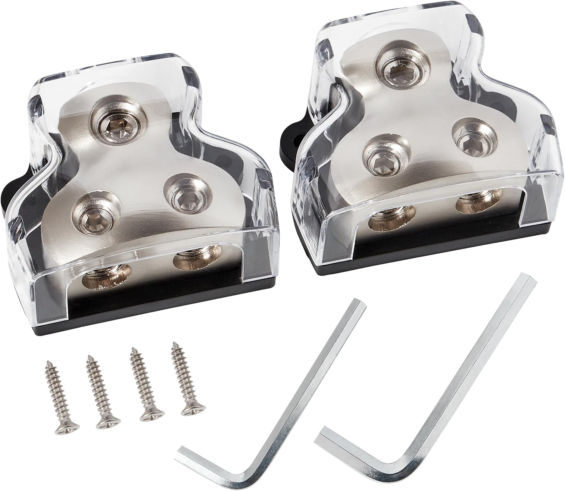 Amazon.com: BOJACK 4 Way Power Distribution Connecting Block 1x0/2/4 ...