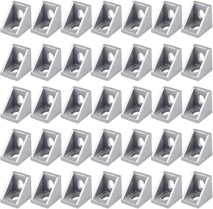 35 Pieces 2020 Corner Bracket Aluminum Alloy for 20 Series Extrusions ...