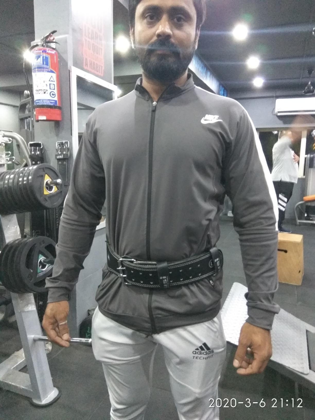USI UNIVERSAL Weight Lifting Belt, 790SL4 Leather Power Lifting Belt ...